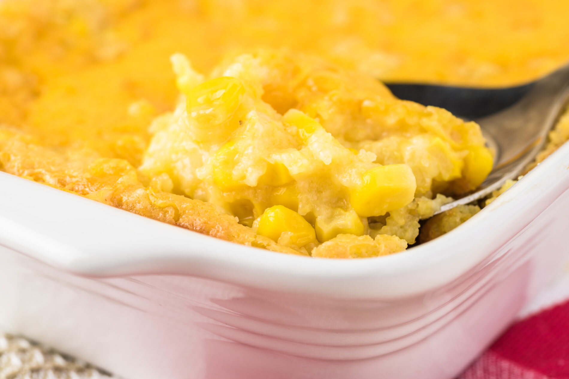 Corn Casserole - The Busy Vegetarian